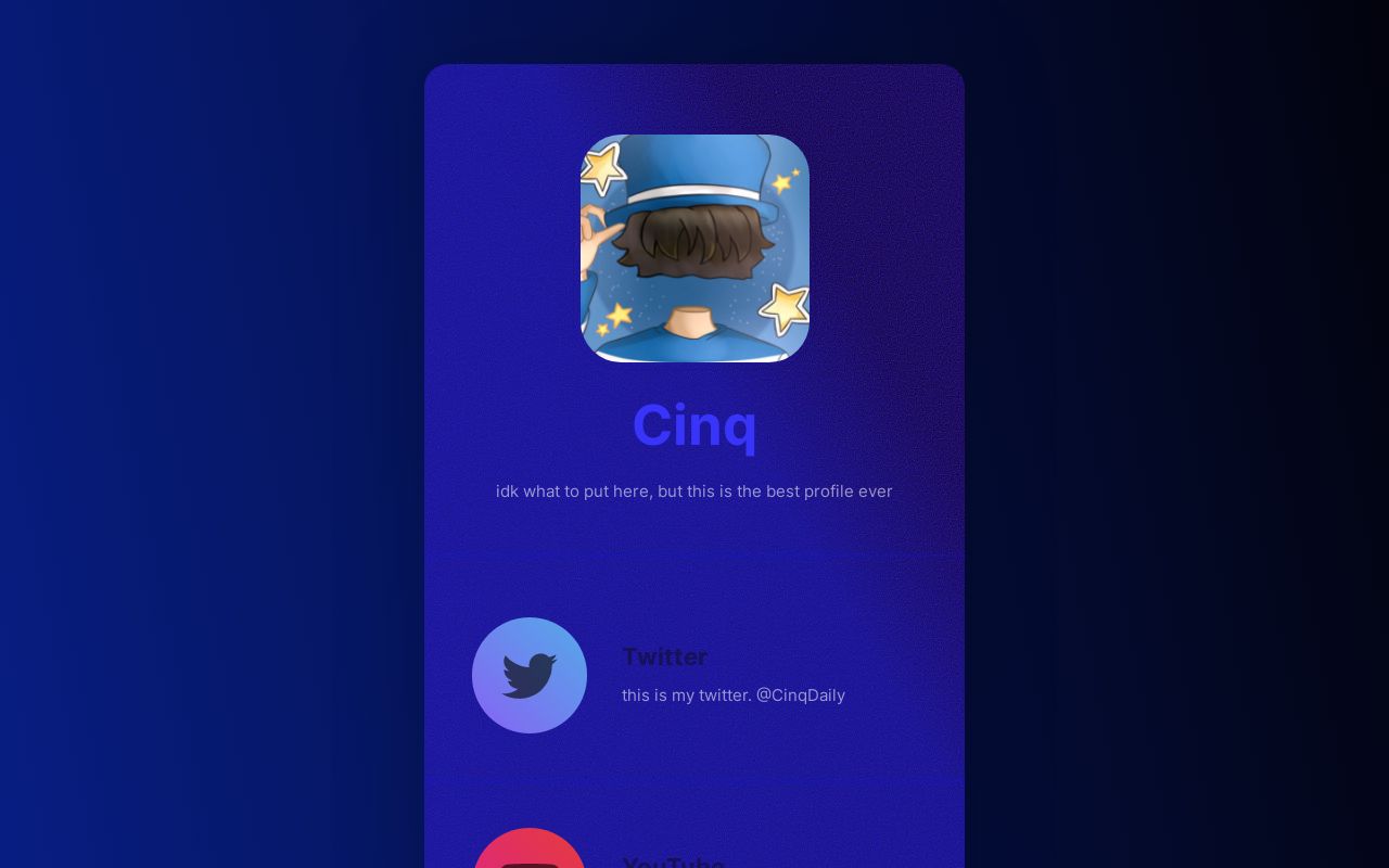 Cinq PROfile